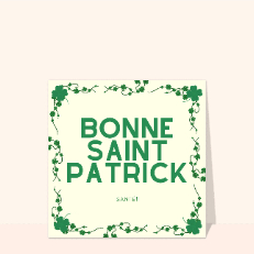79 modèles de texte Saint Patrick Gratuits